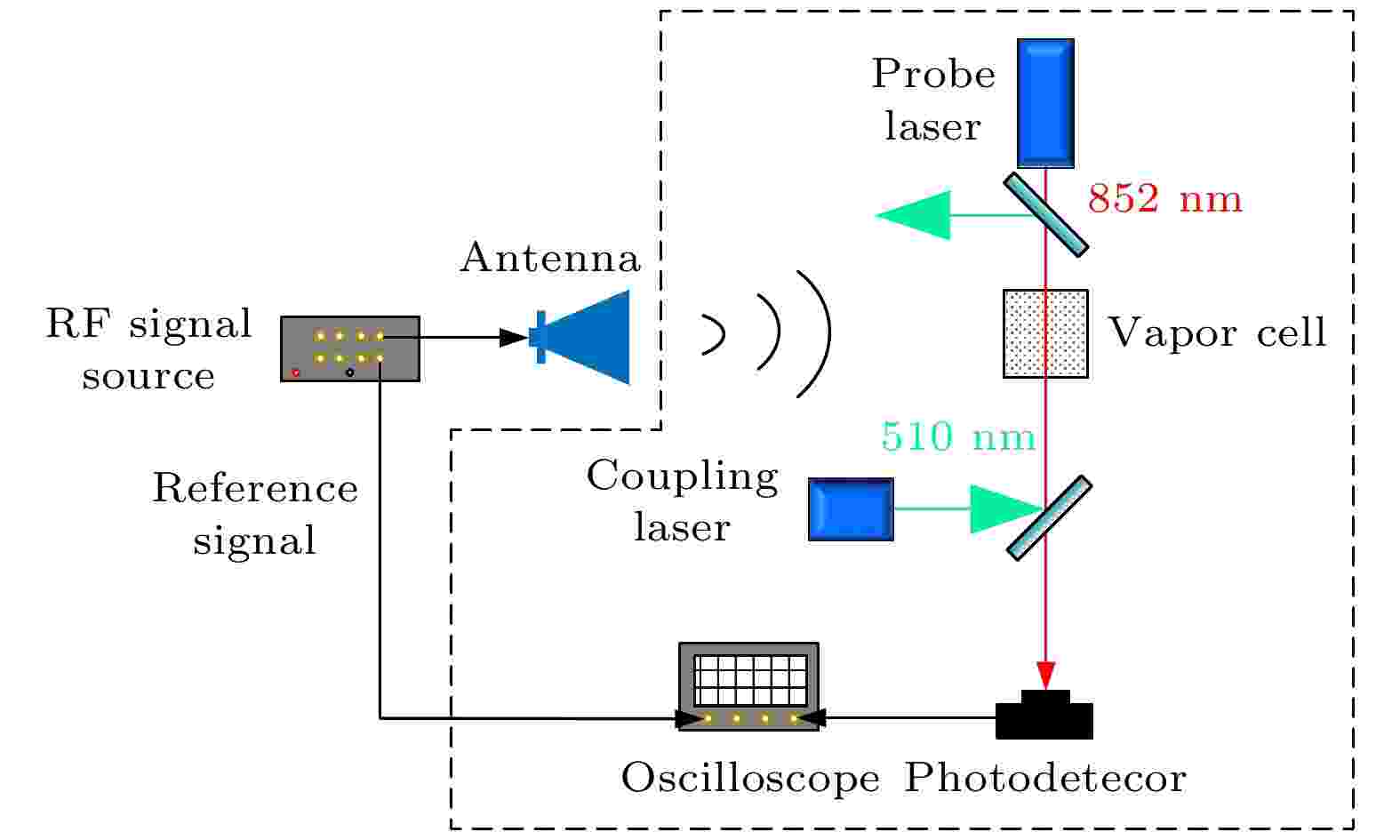 Response characteristics of radio frequency pulse of Rydberg atoms