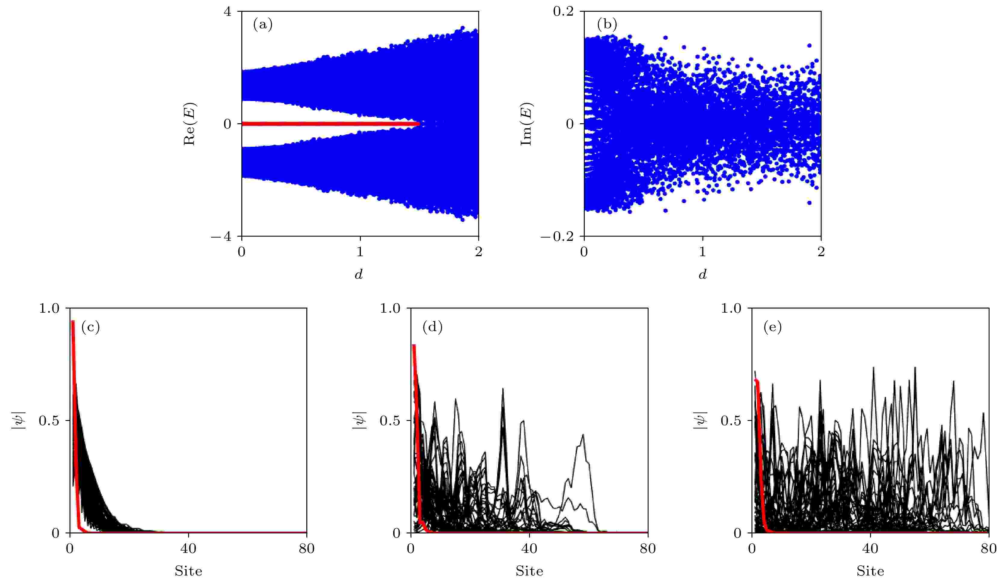 无序非厄米Su-Schrieffer-Heeger中的趋肤效应